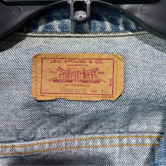 Levi's | Jackets & Coats | Vintage Levis Trucker Jacket Denim Adult ...